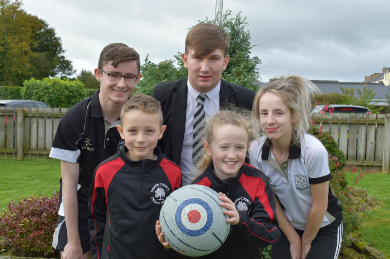 Omagh High School lend their expertise to Year 5 PE!